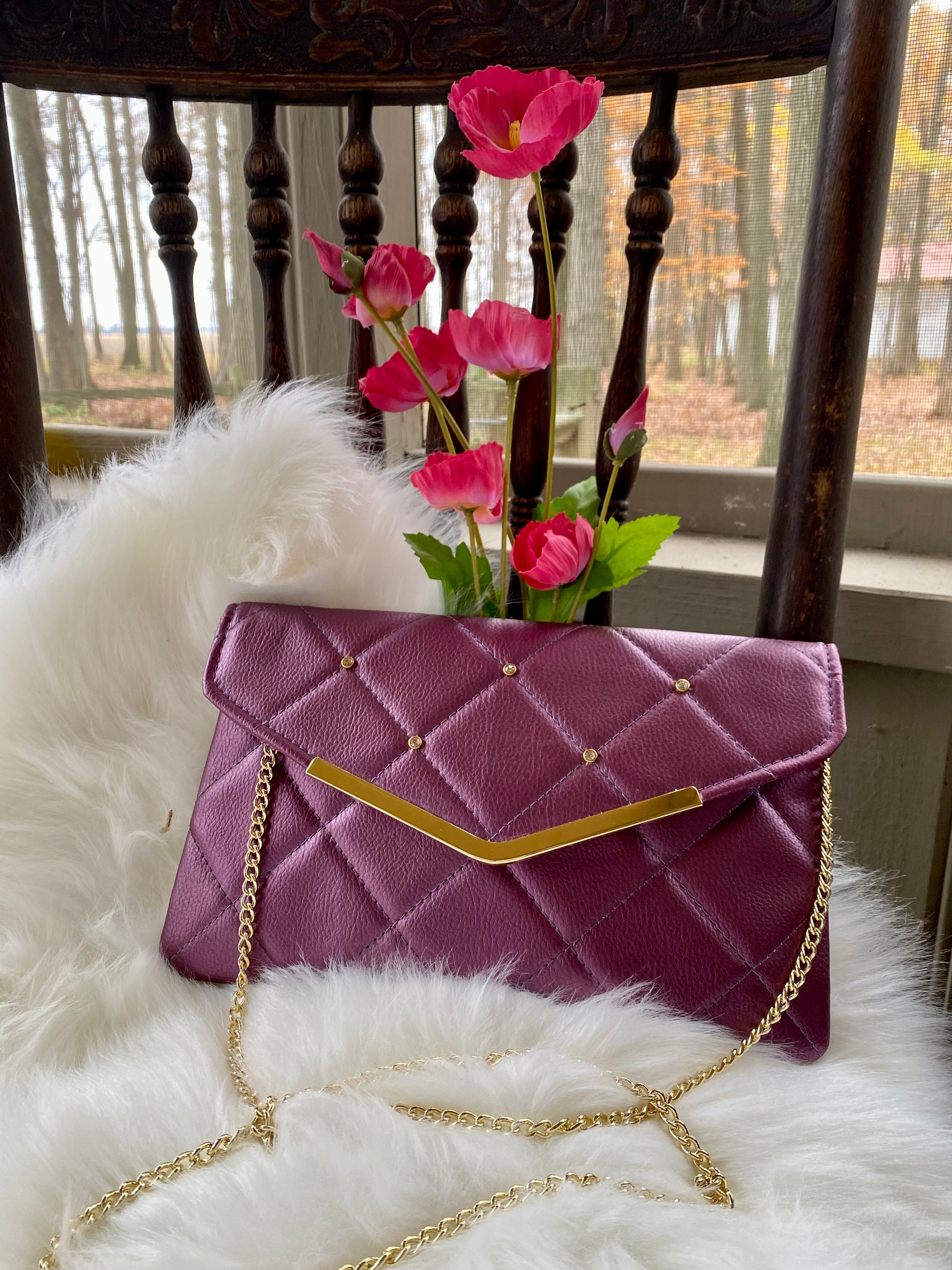 Linda Klenke- Princess Evening Clutch – The Bag Makers Workshop